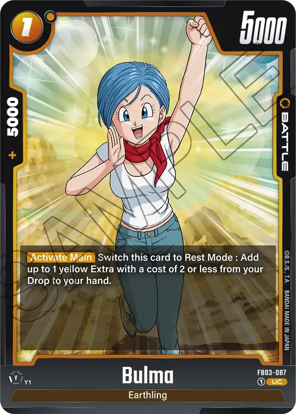 FB03-087 - Bulma - Battle – MetaGaming