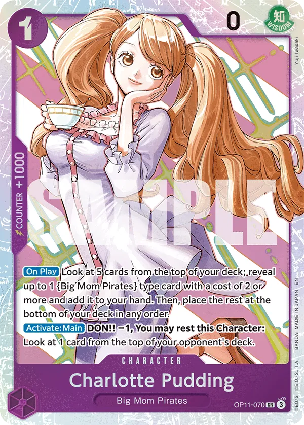 OP11-070 - Charlotte Pudding - Character - Super Rare – MetaGaming