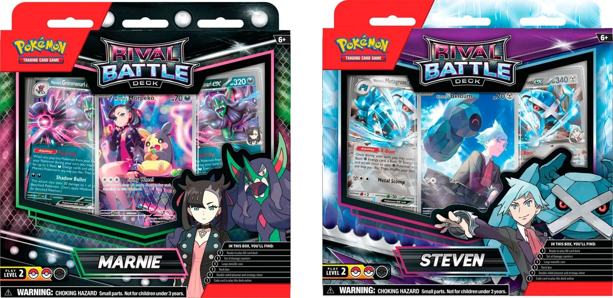 Pokémon TCG Rival Battle Marnie/Steven Box – MetaGaming